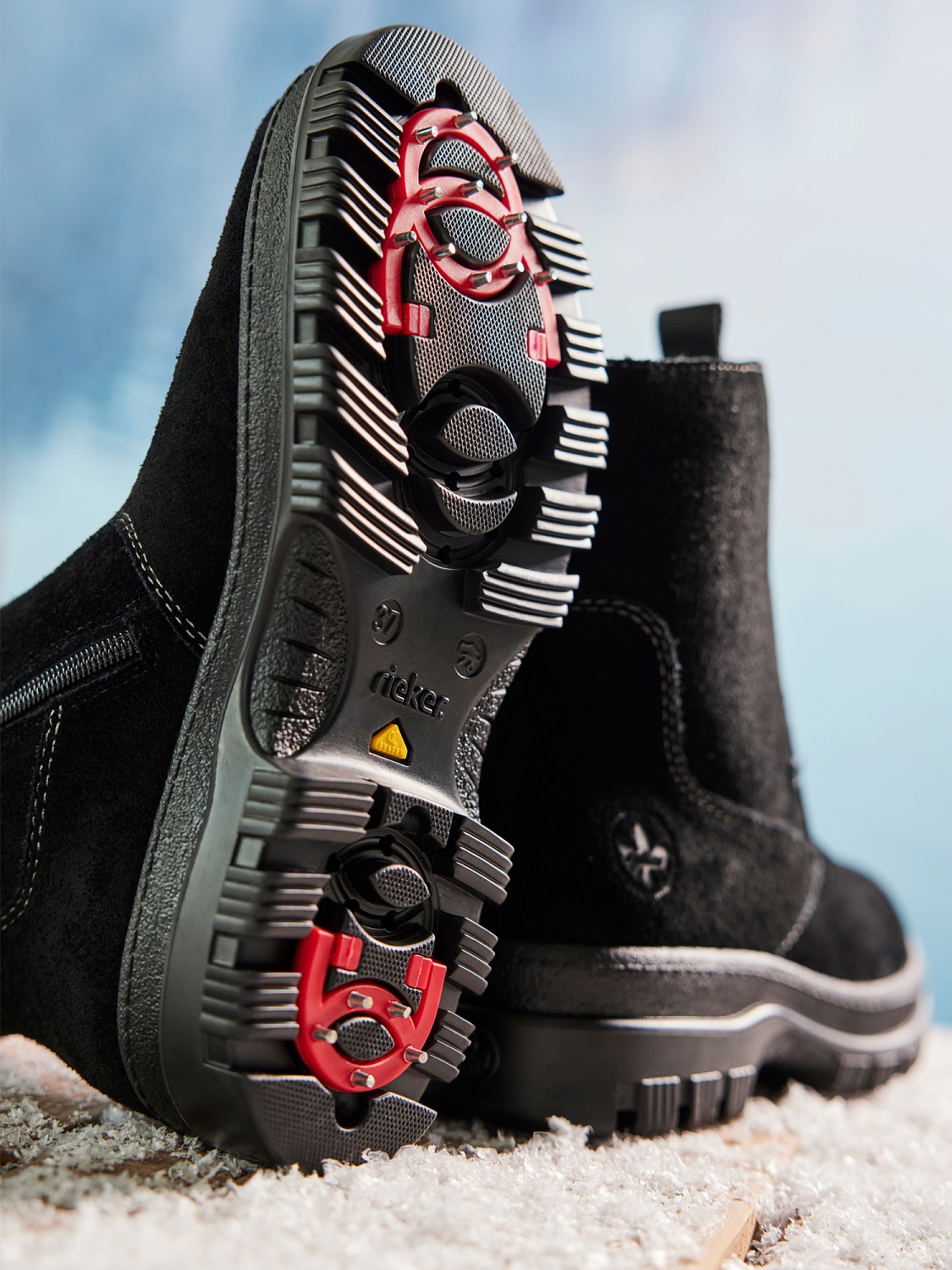 Rieker Varmfôret Uttagbare Brodder • Boots til Dame • Skomani