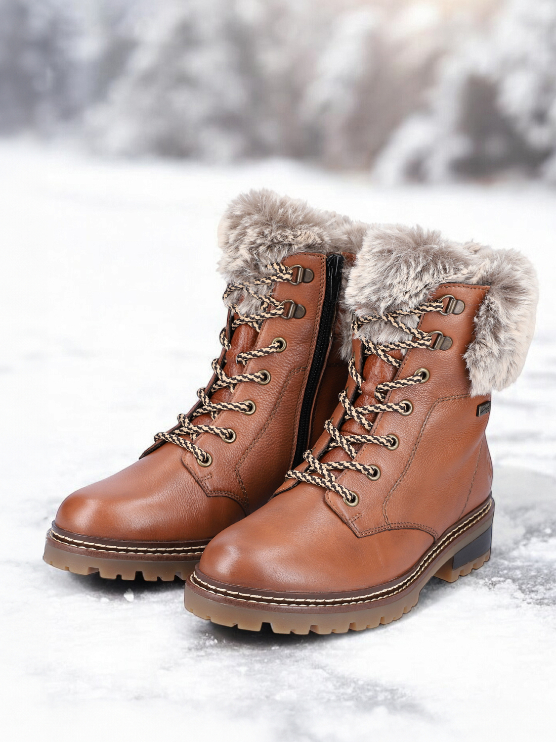 Remonte Vintersko skinn ullfôret fiber-grip • Boots til Dame • Skomani